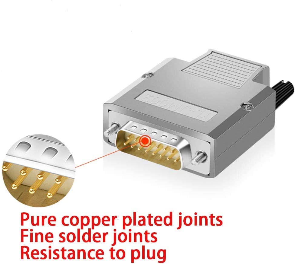 PENGLIN DB15 Male Metal Solderless Serial Adapter to 15-pin Connector ...