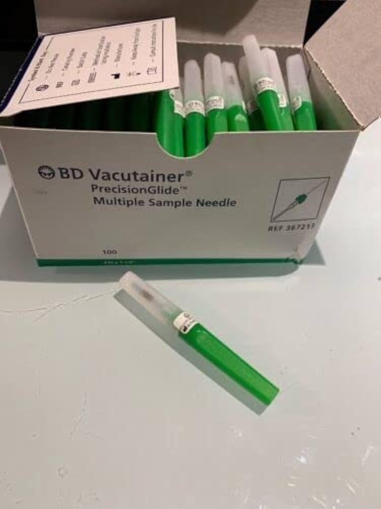 Vacutainer needle Flashback Blood Collection Needle | single-sample ...