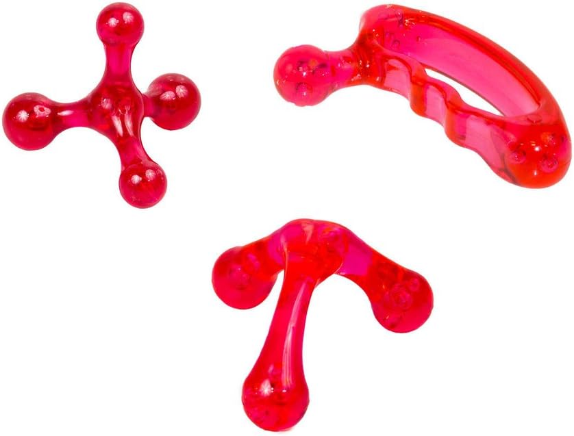Massager | Knobber | Massage | Triggerpunkt | Spar-Set | Farbe: rot ...