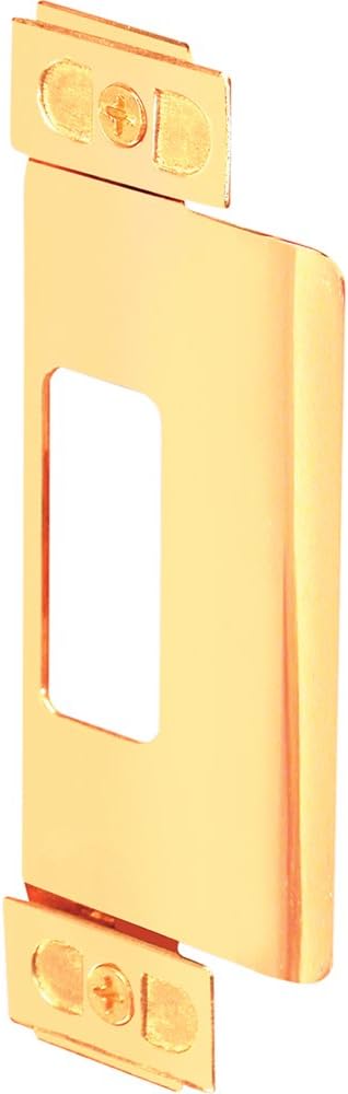 Prime-Line U 9495 Brass Plated ASA Adjustable Door Strike (Single Pack ...