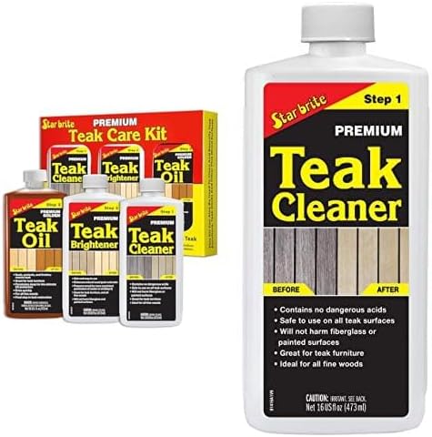 Amazon.com: STAR BRITE 16 Ounce Teak Kit + Extra Cleaner - Restore ...