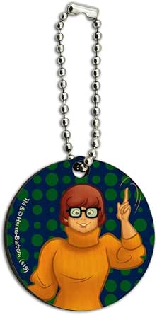 GRAPHICS & MORE Scooby Doo Velma Character Wood Wooden Round Keychain ...