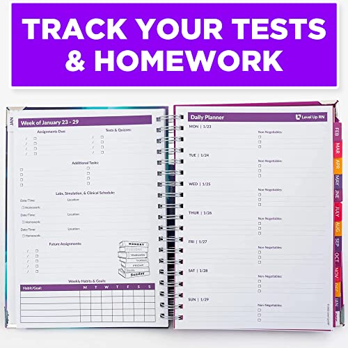 Snapklik.com : Level Up RN - Nursing School Study Planner - Nursing ...