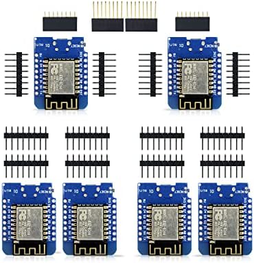 diymore Lot de 6 mini modules ESP8266 ESP-12F D1 4 Mo de carte de ...