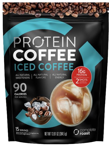 Amazon.com: Complete Roast Iced Protein Coffee - Non GMO Whey ...