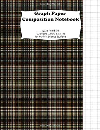 Graph Paper Composition Notebooks: Students Graph Book for Math ...