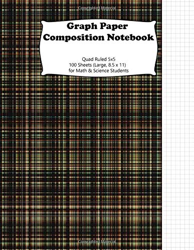 Graph Paper Composition Notebooks: Students Graph Book for Math ...