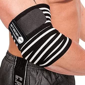STEIGEN FITNESS-SF Elbow Wraps for Weightlifting, Elbow Support For Gym ...