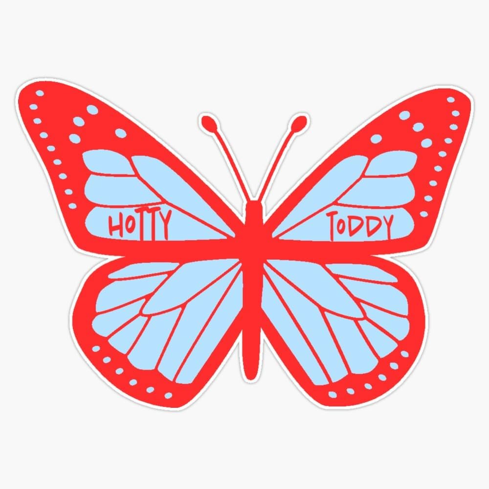 Amazon.com: Ole Miss Butterfly Bumper Sticker Vinyl Decal 5" : Sports & Outdoors