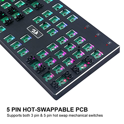 Snapklik.com : Redragon BBK556 Custom Gaming Mechanical Keyboard Kit ...