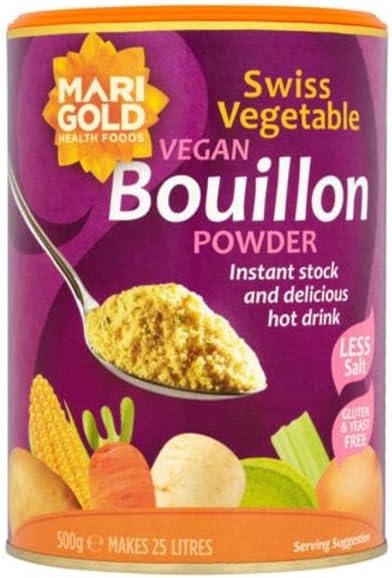 Marigold Health Foods Reduced Salt Vegetable Vegan Bouillon Instant ...