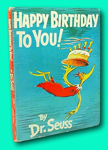 Rare 1959 DR SEUSS HAPPY BIRTHDAY TO YOU Childrens Book: Dr. Seuss ...