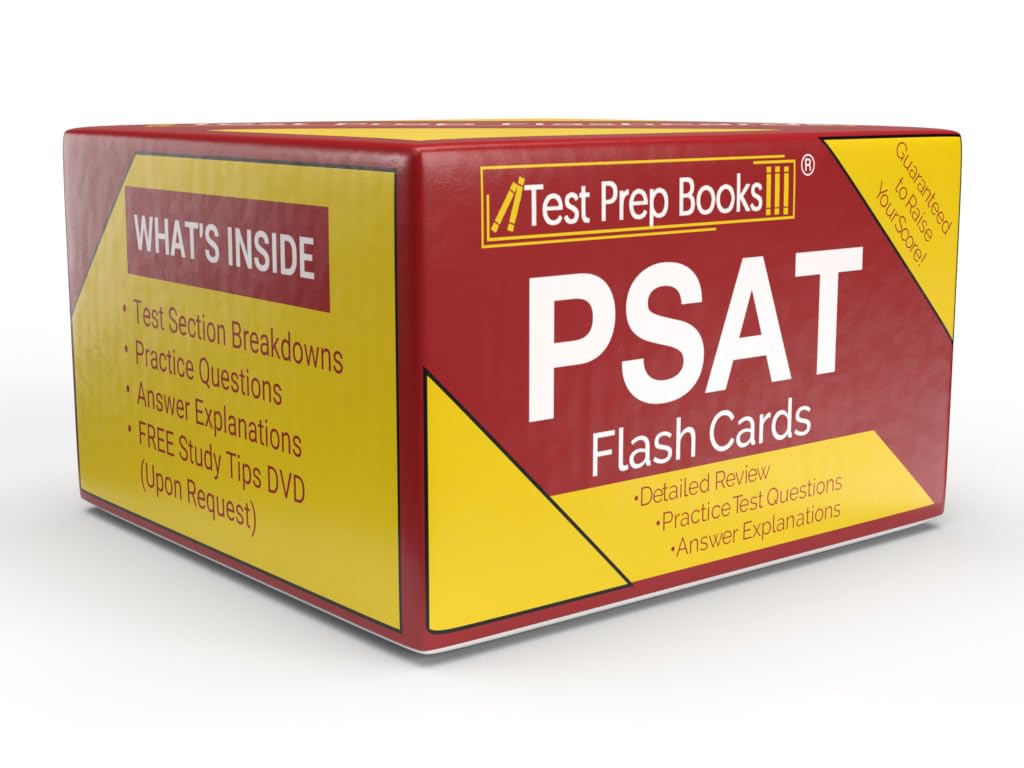 Snapklik.com : PSAT Study Cards: PSAT Prep 2024-2025