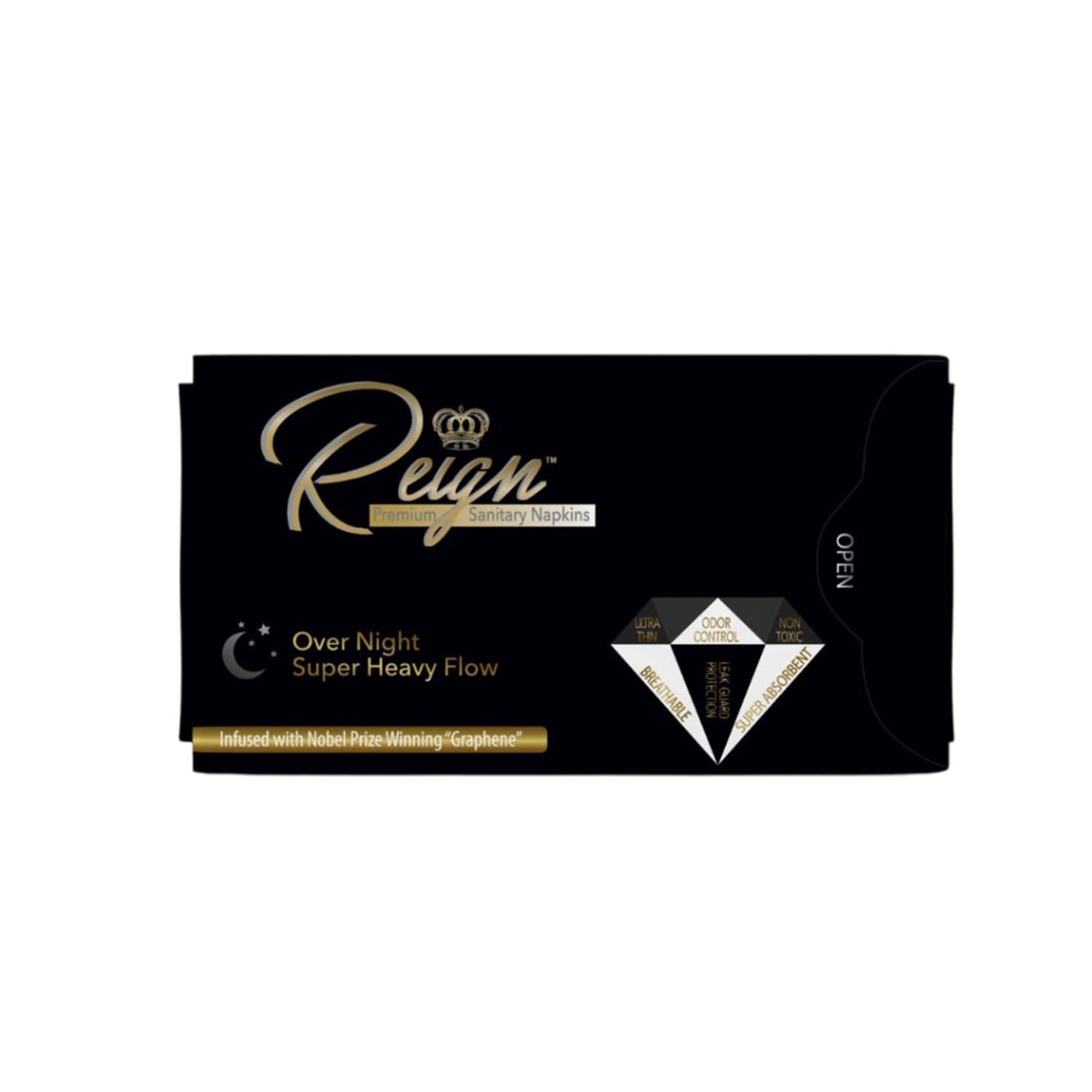 Amazon.com: Reign Premium Sanitary Napkins Super Heavy Flow Overnight ...