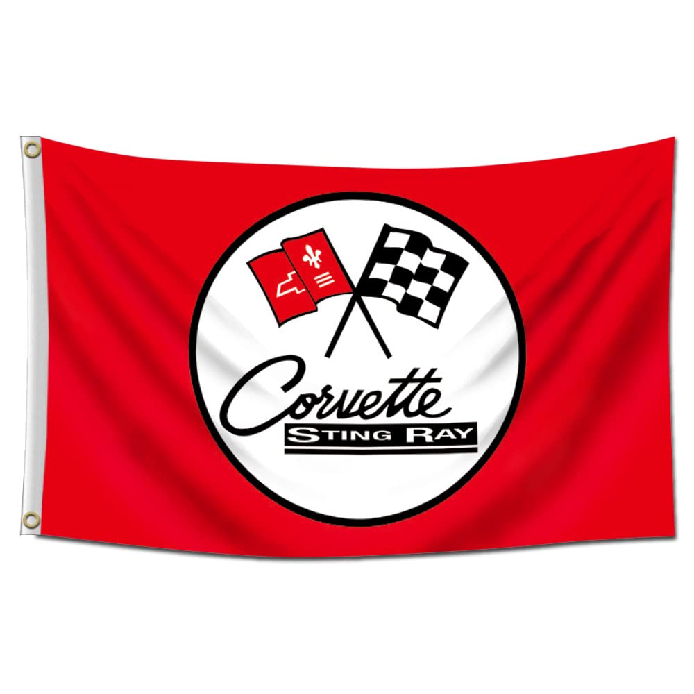 Amazon.com : DecrPlus Corvette Banner Flag - 3*5ft/150*90cm (HD ...