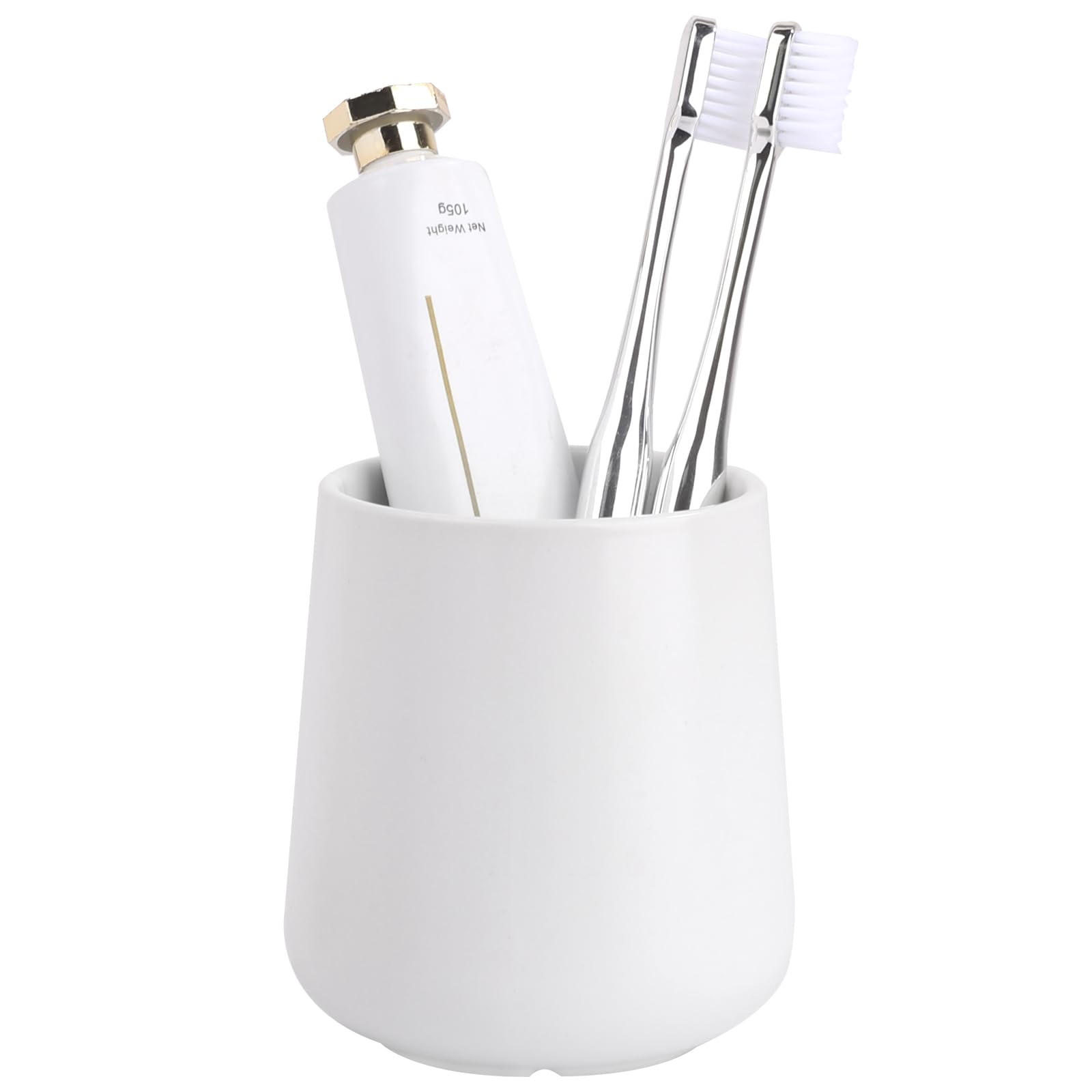 Amazon.com: BosilunLife Bathroom Toothbrush Holder - Ceramic Toothbrush ...