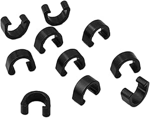 Amazon.com : 10 Pcs Aluminum Alloy Bike Cable C-Clips Brake Cable ...