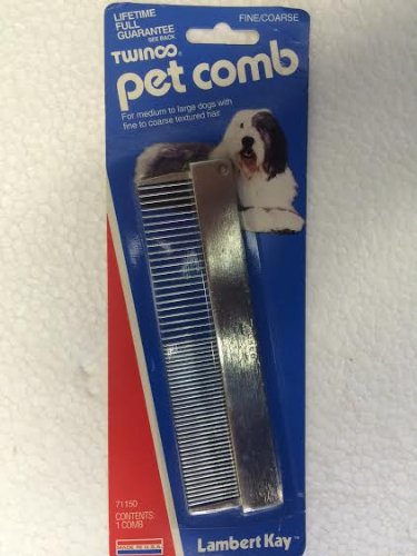 Amazon.com: Twinco pet comb fine/coarse 71150 : Pet Supplies