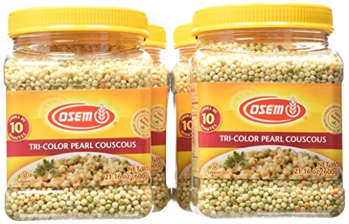 Amazon.com : Osem Tri-Color Pearl Couscous, 21.16 Ounce (Pack of 4) by ...