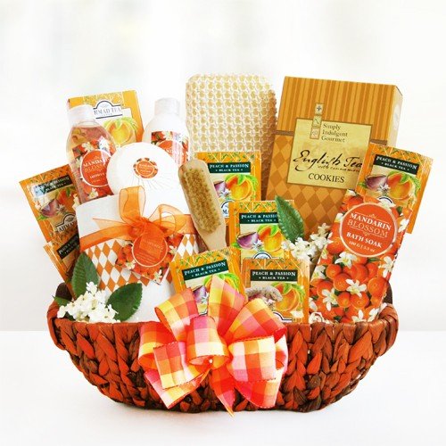 Amazon.com : Enchanted Mandarin Spa Gift Basket | Makes a Great ...