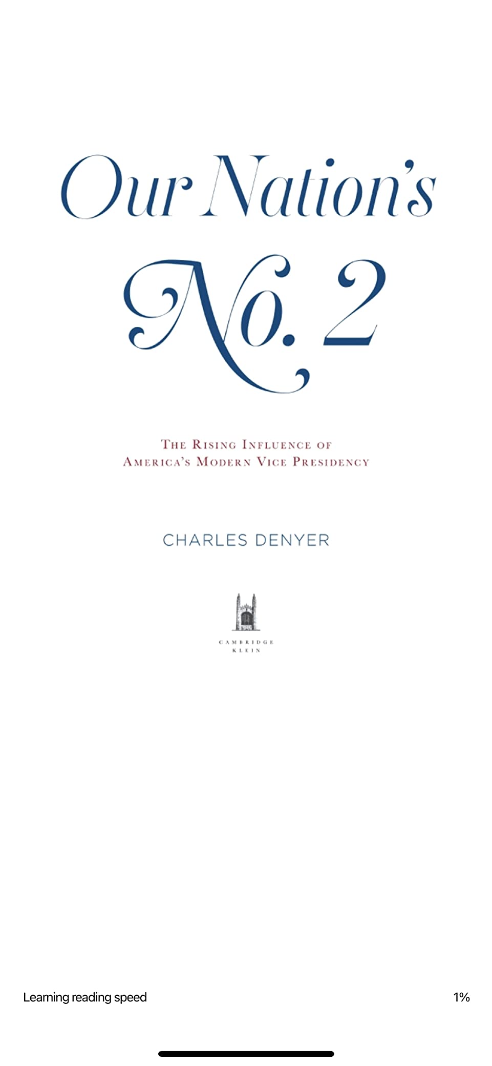 Amazon.com: Our Nation's No. 2: The Rising Influence of America's ...