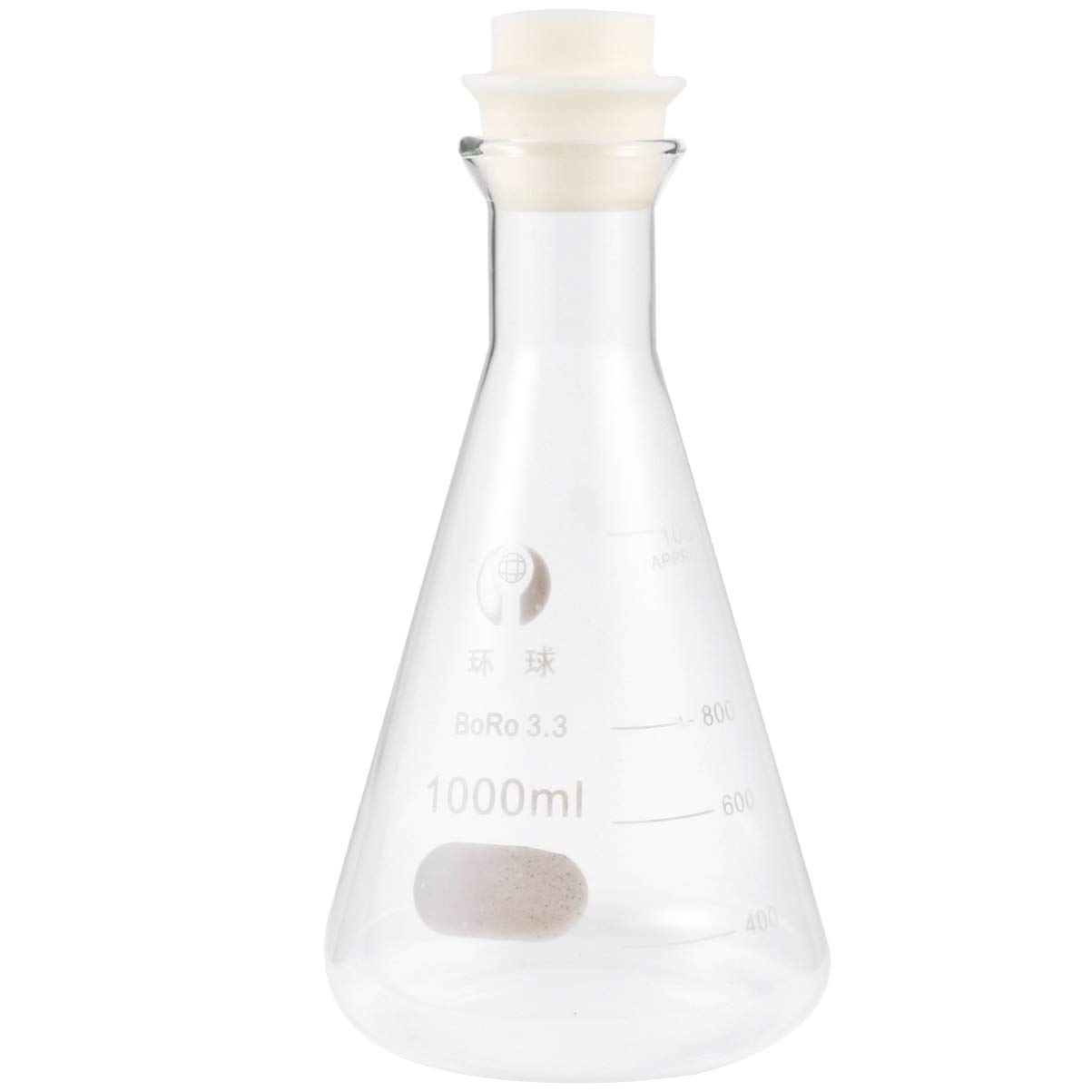 Buy Hemobllo Erlenmeyer Flask Scientific Glass Flask Narrow Mouth ...