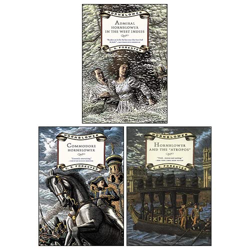 Hornblower Saga Series 3 Books Collection Set By C. S. Forester ...