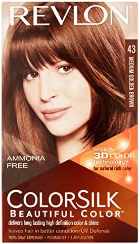 Amazon.com : Revlon ColorSilk Hair Color [47], Medium Rich Brown 1 ea ...