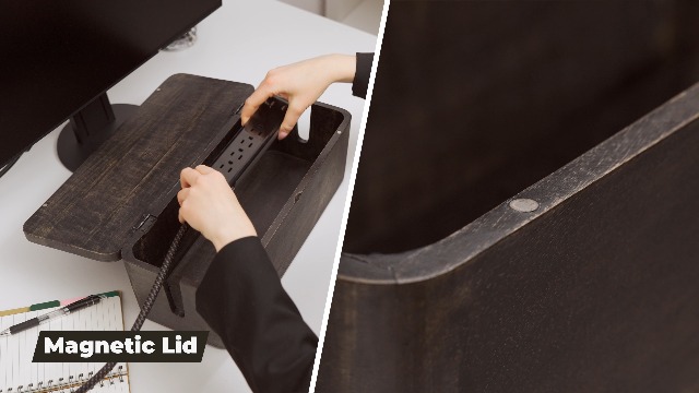 Watch Keep Your Home Safe with a Wooden Cable Management Box on Amazon Live