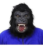 Amazon.com: SANZHIGUO Monkey Mask Full Head Animal Mask for Halloween ...