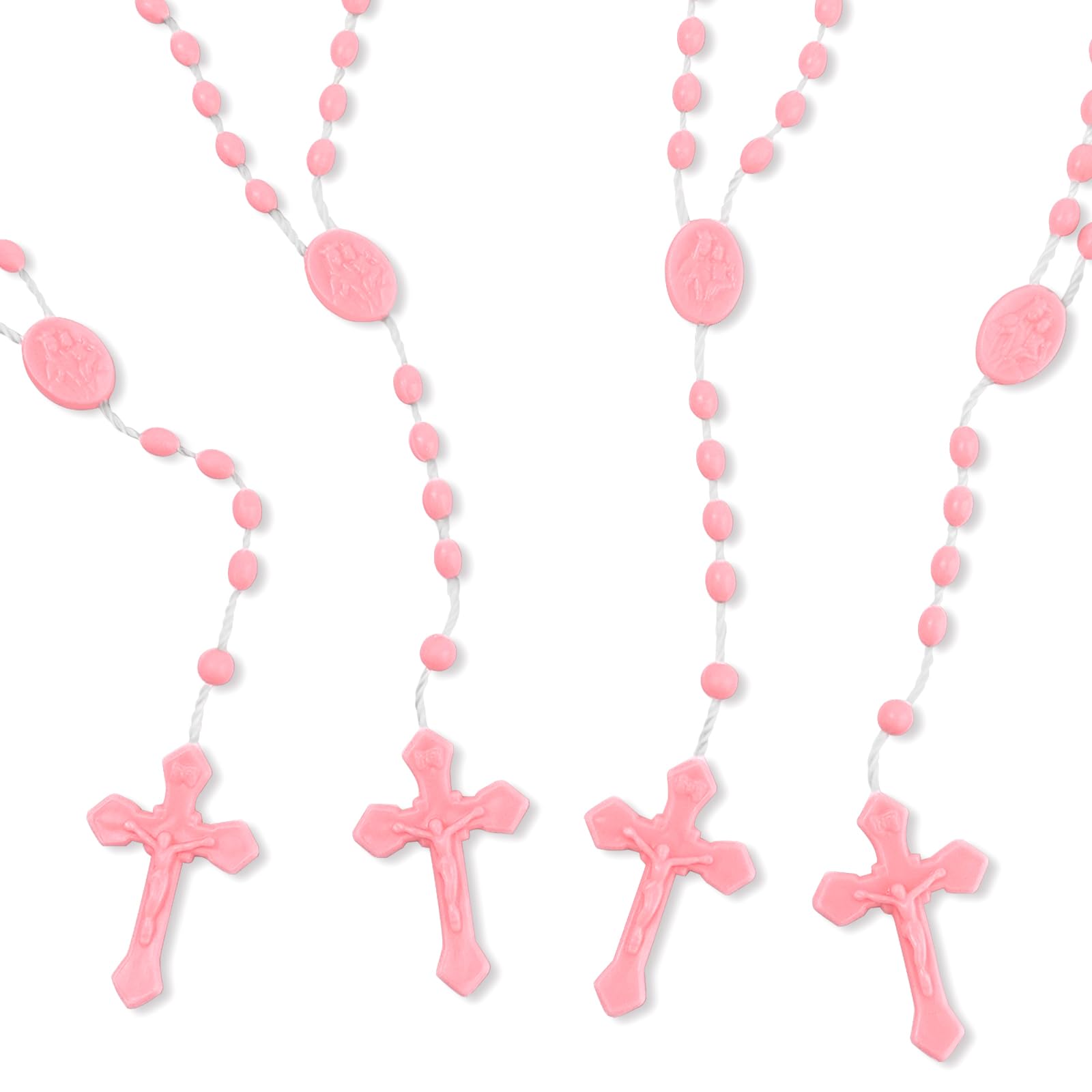 Amazon.com: JUXINDAZYF 17'' Bulk Rosaries, Plastic Rosary Beads 12 ...