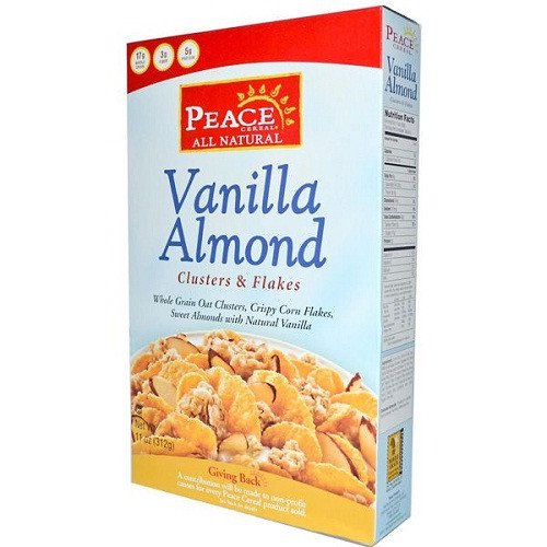 Amazon.com: Peace Cereals Vanilla Almond Crisp Cereal (12x11 Oz) : Home ...