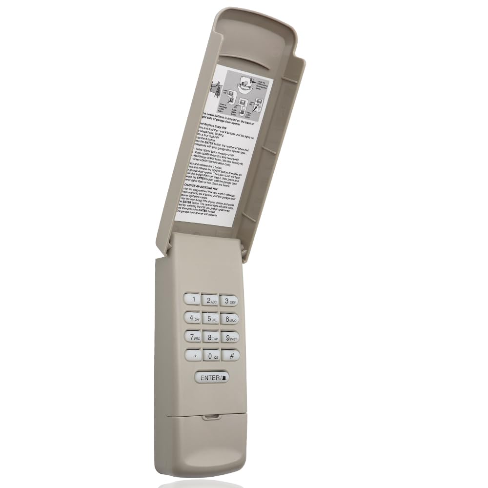 Snapklik.com : Universal Garage Door Opener Keypad, Compatible