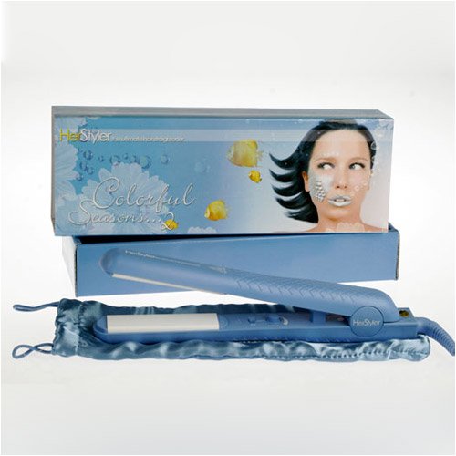 Amazon.com : Original HerStyler Ceramic Blue Hair Straightener ...