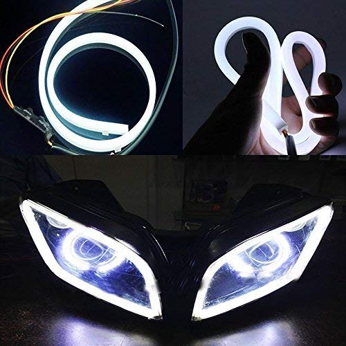 AOW Attractive Offer World Flexible 30cm Long Headlight Neon LED DRL ...