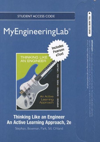 Amazon.com: Thinking Like an Engineer MyEngineeringLab Printed Access ...
