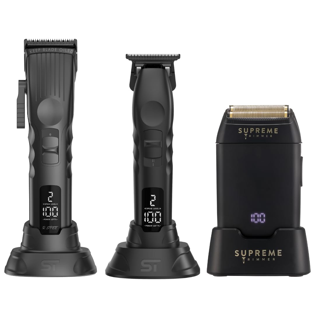 Amazon.com: Supreme Trimmer 3-in-1 Barber Bundle | 2Spee Clipper, 2Spee ...