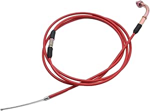 Amazon.com: laffoonparts Motorcycle Throttle Cable Red, Replacement for ...