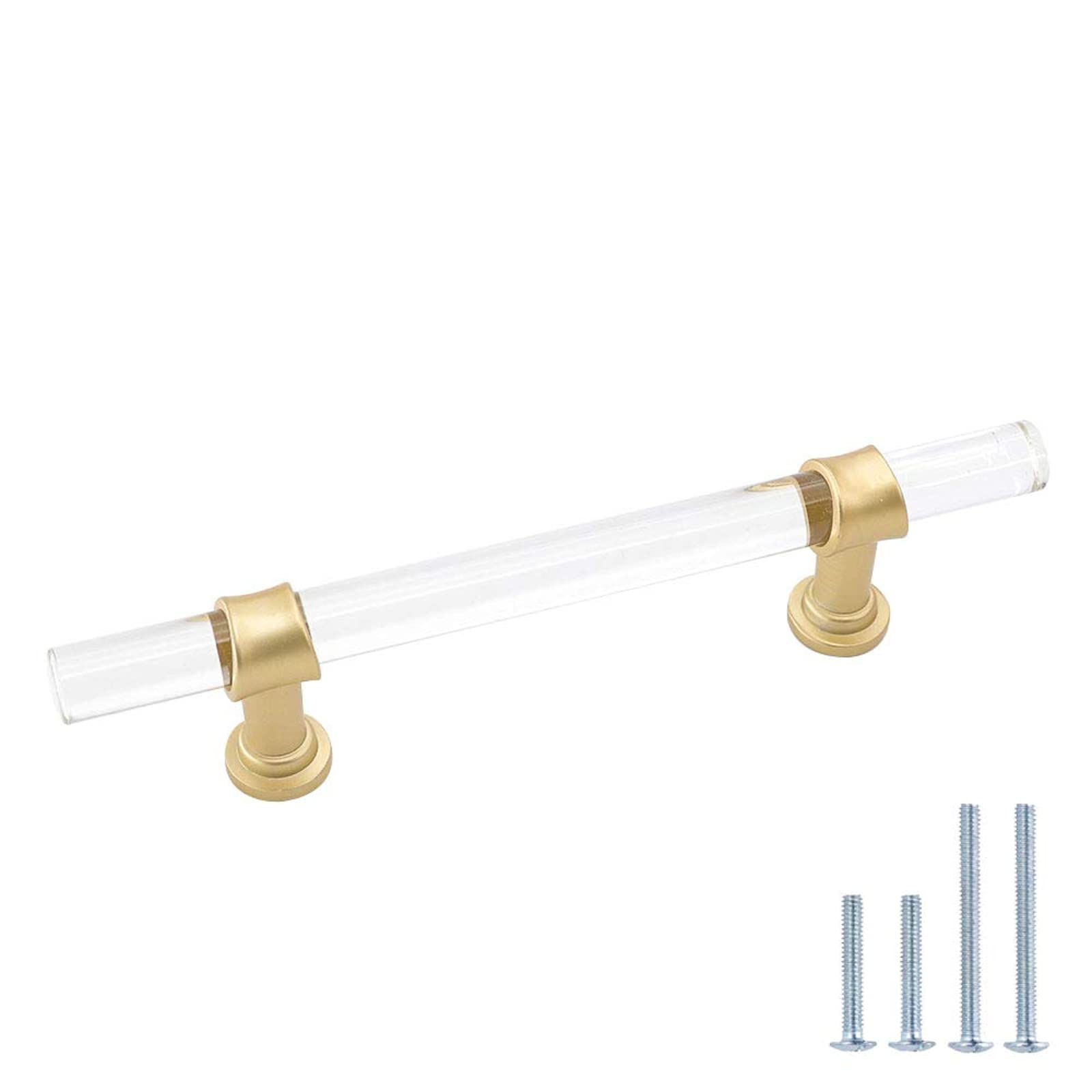 goldenwarm 10 Pack Modern Cabinet Hardware Acrylic Cabinet Handle ...