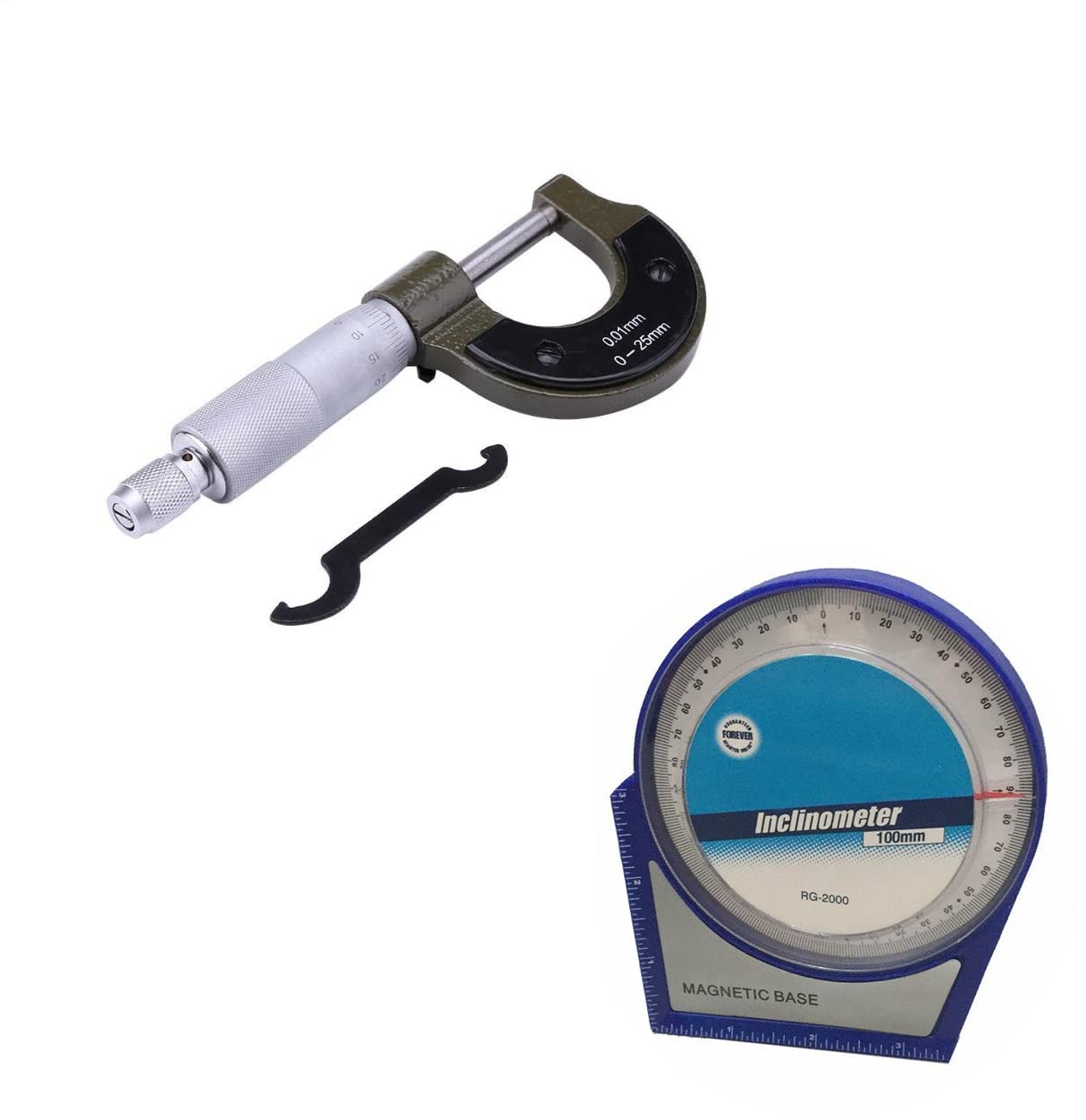 Digital Craft 0-25mm Outside Micrometer Caliper Precision Gauge ...