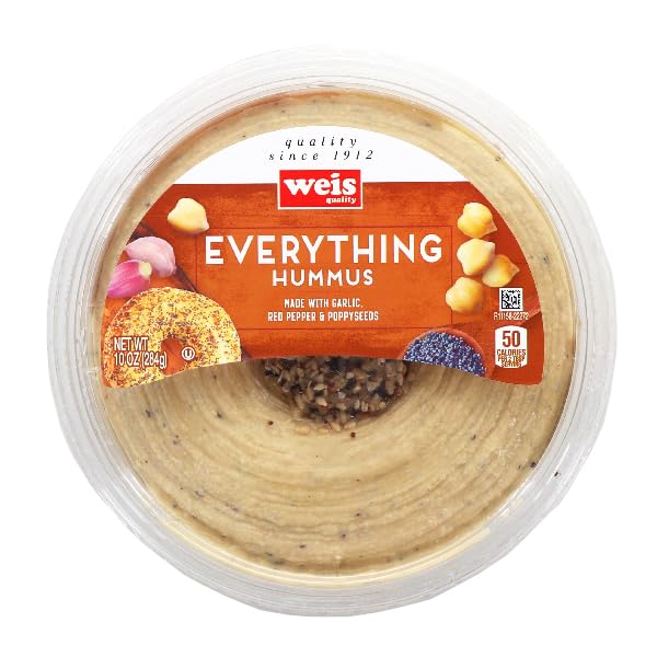 Amazon.com: Weis 2 Go, Hummus Everything, 10 Ounce : Grocery & Gourmet Food