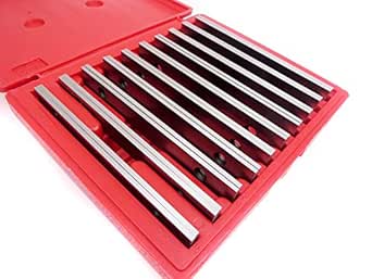 Taytools 465708 10 Pair Matched Machinist Parallels 1/8 Inch Thick x 6 ...