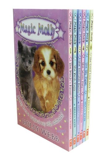 Holly Webb Set Magic Molly 6 Books Collection Animal & Pets Story Pack ...