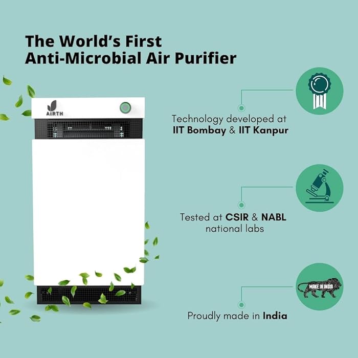 Buy AiRTH aeroSure Anti Microbial Air Purifier | Made in India ...
