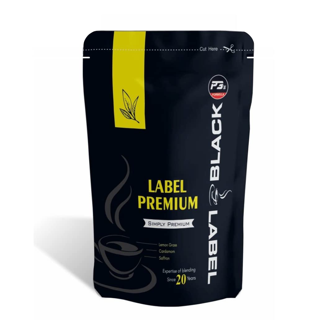 Buy Black Label Premium Natural CTC Leaf Blend Tea Powder 500gm Pack of ...