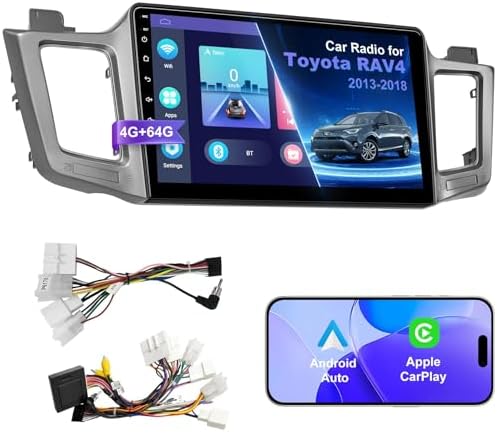 Amazon.com: [8 Core + 64GB] Car Radio for Toyota RAV4 2013-2018: 10.1 ...