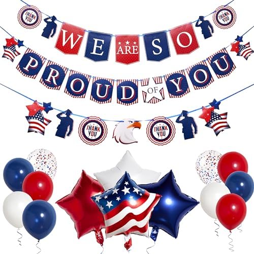 Amazon.com: Navy Boot camp Party Decorations,Navy Bound Banner For ...