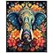 Amazon.com: Paint by Numbers Kit for Adults, Thai Elephants Paint by ...
