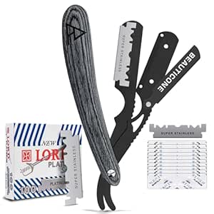 Amazon.com: BEAUTICONE Straight Razors for Men, Straight Edge Razor ...