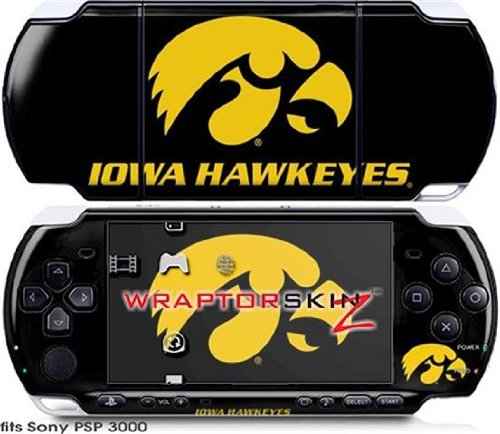 Amazon.com: Sony PSP 3000 Decal Style Skin - Iowa Hawkeyes Gold on ...
